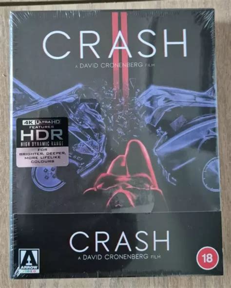 Crash 1996 David Cronenberg 4k Limited Edition Arrow Box Set New And