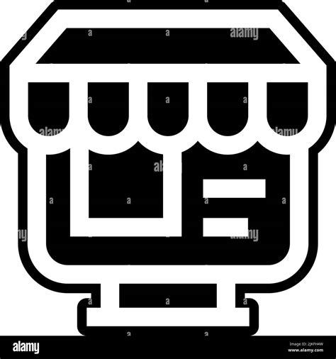Ecommerce Icon Black Vector Illustration Stock Vector Image And Art Alamy