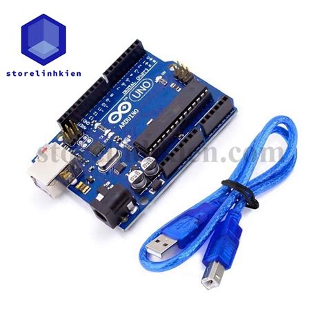 Mạch Arduino Uno R3 Chíp Cắm Lazadavn
