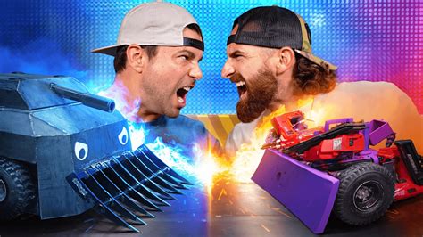 Mark Rober vs Dude Perfect- Ultimate Robot Battle - YouTube