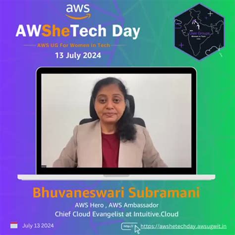 Awshetechday2024 Aws Techevent Keynotespeaker Awsugwit