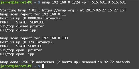 NMAP Parameters Linux Org