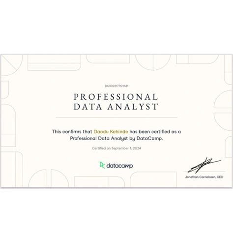 Daodu Kehinde On Linkedin Datacamp Python Sql Dataanalytics 11