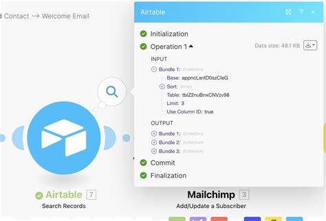 [airtable] search records module returns multiple bundles but i can