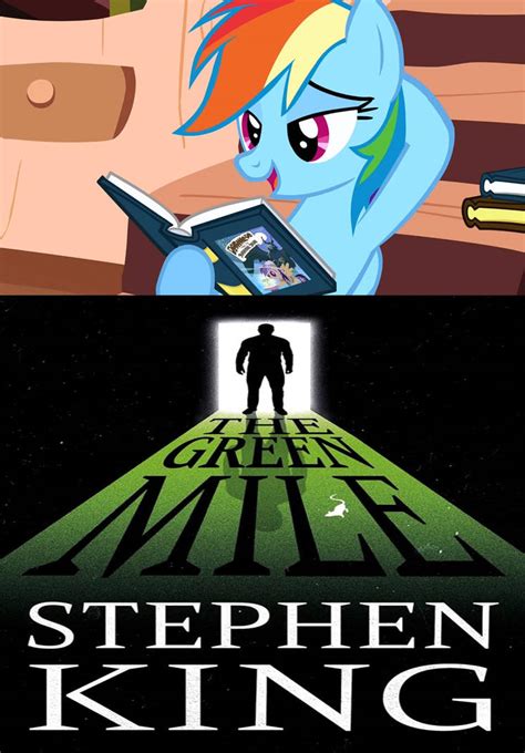 Rainbow Dashs Reading The Green Mile By Geononnyjenny On Deviantart