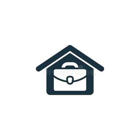 Work From Home Icon Monochrome Simple Remote Work Icon For Templates Web Design And