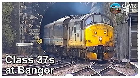 Bangor Class 37 Thrash On The North Wales Coast In The 1990s 4 Hd