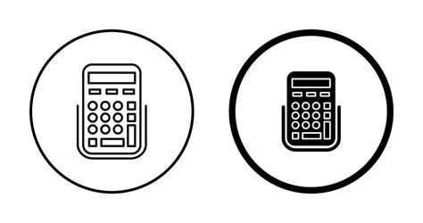 Icono De Vector De Calculadora 25302134 Vector En Vecteezy