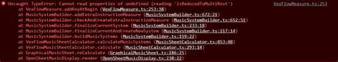 Isreducedtomultirest Error · Issue 1334 · Opensheetmusicdisplay