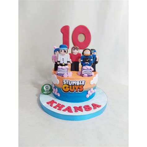 Jual Stumble Guys Uk 15cm Kue Ulang Tahun Shopee Indonesia