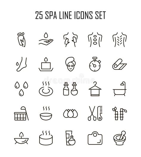 Spa Icon Set Stock Vector Illustration Of Lotion Medical 101256303
