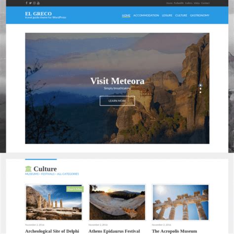 破解版nulled Css Igniter El Greco Travel Guide免费下载，已激活 Wordpress 主题芒果运营