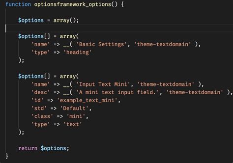 Wp 主题开发：接入 Options Framework 人人都能学会的 Wordpress 实战课