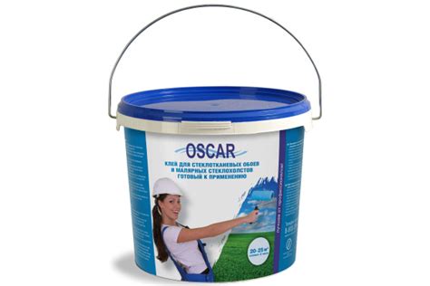 Клей для обоев Oscar Оскар для стеклообоев ведро, 5000 г. - купить по ...