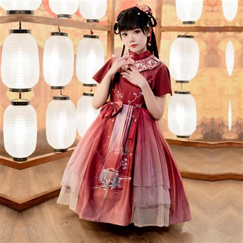 【中華ロリータ】チャイナ風ムーンライトドレス ロリータファッション（中華ロリータ）｜ロリータファッション専門通販lolis（ロリス）