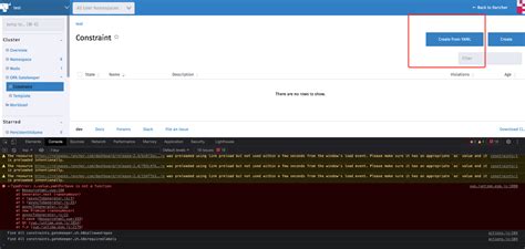 Release Create Gatekeeper Constraint Through Yaml Throw Js Error Issue Rancher