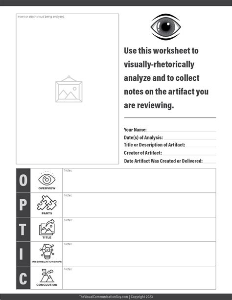 Optic Strategy For Visual Analysis The Visual Communication Guy