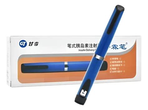 Caneta Ganlee Pen Para Aplicação De Insulina Rapilin 3 Ml Frete Grátis