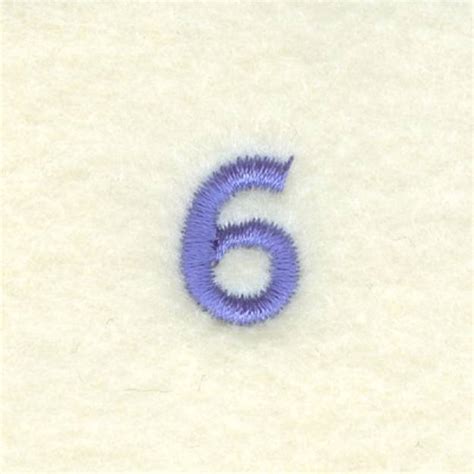 Clock Number 6 Machine Embroidery Design Embroidery Library At