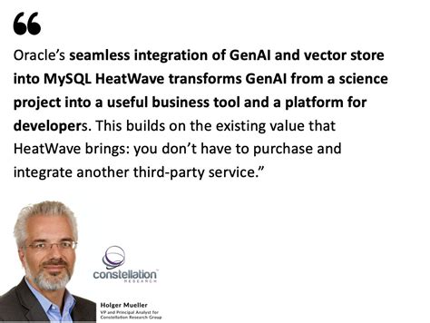 Nick Mader On Linkedin Oraclepartnernetwork Mysql Oci Genai