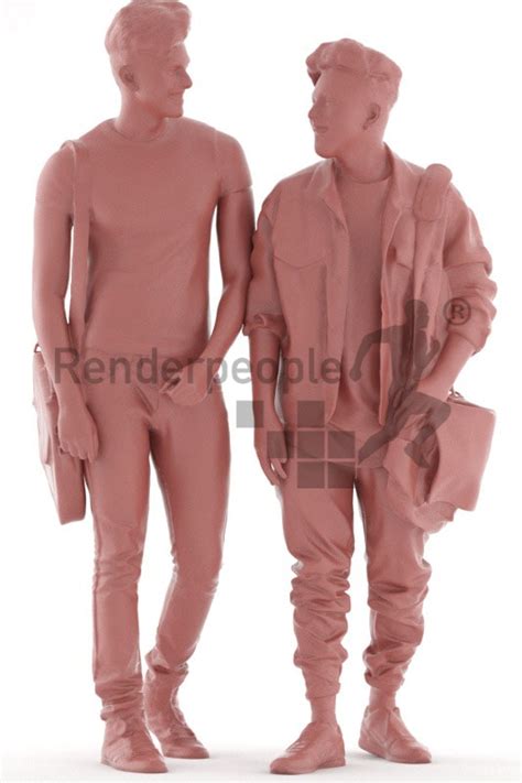 Tenzin And Rakesh Posed 001 Renderpeople