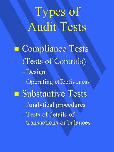 The Elements Of Auditing Types Of Audit Evidence