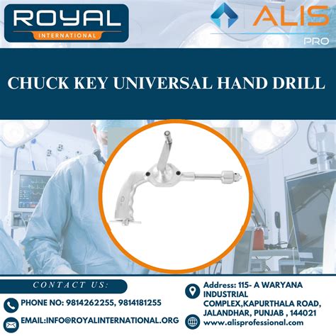 Chuck Key Universal Hand Drill At Best Price In Jalandhar Royal International