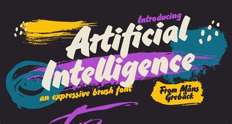artificial intelligence free font