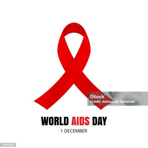 세계 에이즈 데가 레드 리본 흰색 배경에 고립입니다 벡터 일러스트 레이 션 0명에 대한 스톡 벡터 아트 및 기타 이미지 0명 12월 건강관리와 의술 Istock