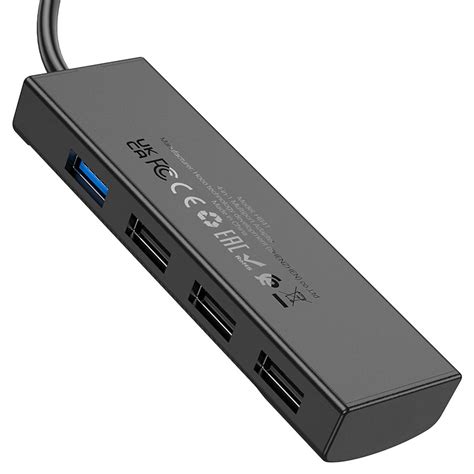 Usb A Hub Hb41 Easy Safety Usb A3 0 3 × Usb A2 0 Hoco The Premium Lifestyle Accessories