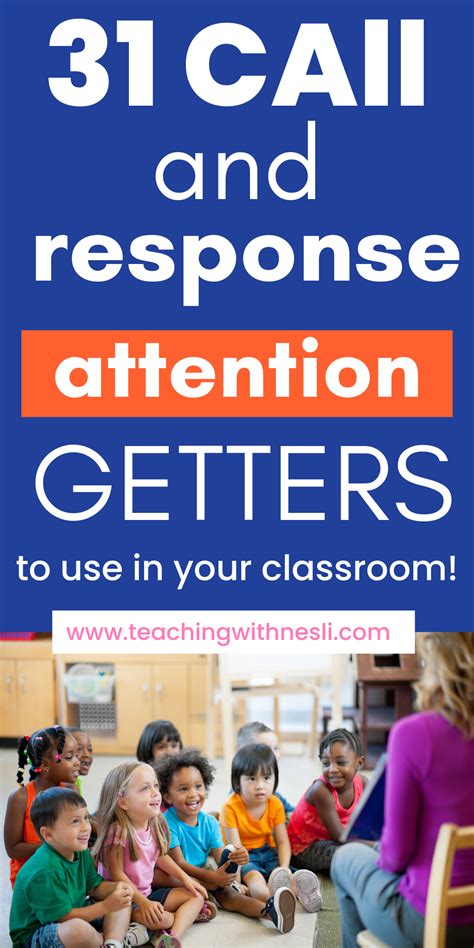 15 clever call and responses to use in the classroom artofit