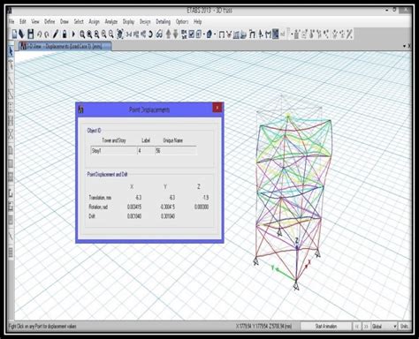 20 Maximum Deflection Of Load Case 1 For 72 Bar Truss Structure In