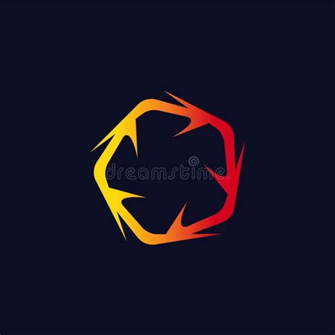 Colorful Circle Vector Logo Template Stock Vector Illustration Of Round Wave 342955825
