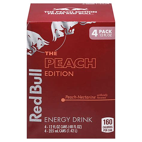 Red Bull Peach Edition 4 Pack Sports And Energy Ingles Markets