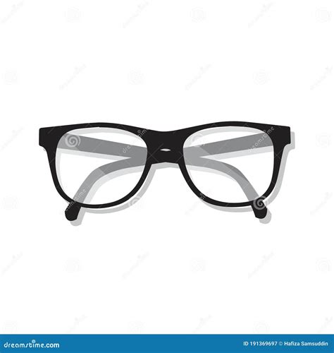 Spectacles Vector Illustration Decorative Design Stock Vector