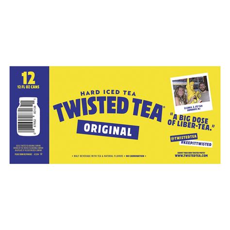 Twisted Tea Original Hard Iced Tea 12 Fl Oz Can 12pk 12 Ct 12