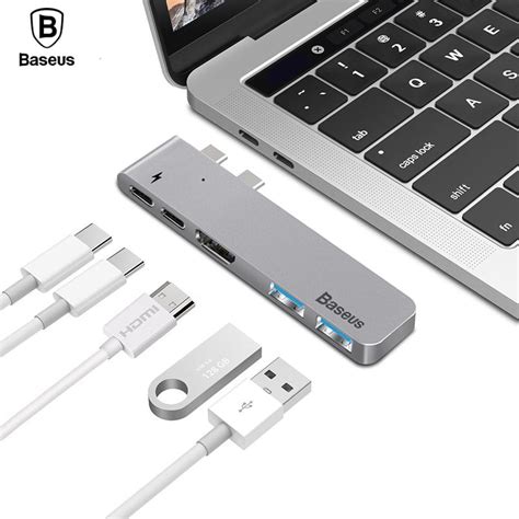 Buy Baseus Thunderbolt Type C USB HUB For MacBook GearVita