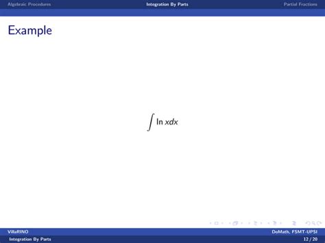 Benginning Calculus Lecture Notes 15 Techniques Of Integration Pdf