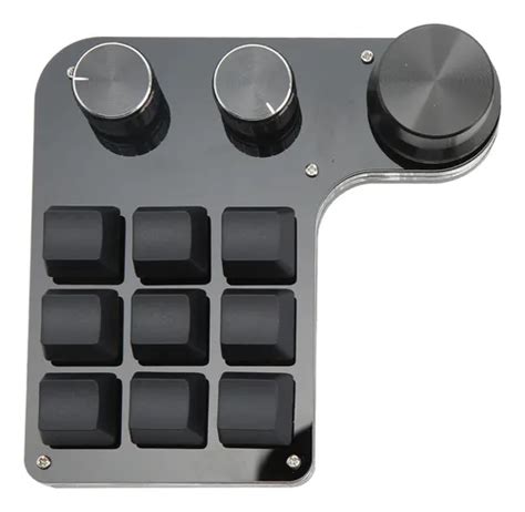 Mini Keypad Gaming 3 Knobs Rgb Backlit Blue Programmable 9 Mercadolibre