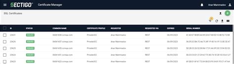 Using The Connector Sectigo Certificate Manager Documentation