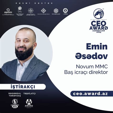 Ilgar Zarbaliyev On Linkedin Novumllc Eminasadov Ceoawardazerbaijan