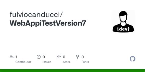 GitHub Fulviocanducci WebAppiTestVersion7