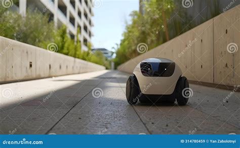 Autonomous Car Navigates Through A Labyrinthine Network Of Glowing