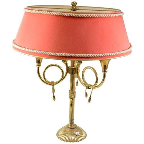 Proantic Lampe Néo Classique En Laiton Circa 1940 1950