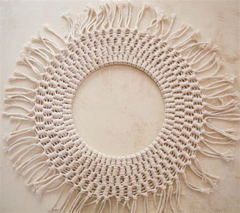 Circular Macrame Pattern Etsy