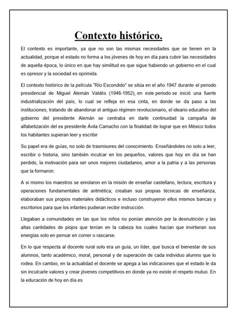 Contexto Historico Pdf