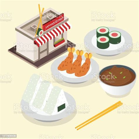 일식 레스토랑 이소메트릭 3d 등측투영법에 대한 스톡 벡터 아트 및 기타 이미지 등측투영법 레스토랑 스시 바 Istock