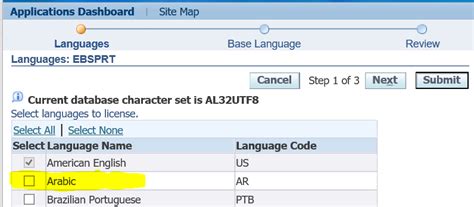 EBS SOA Application Issues And Documents Adding And Maintaining NLS