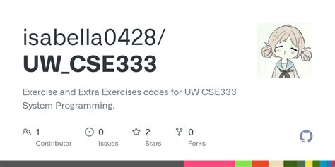 Github Isabella0428uwcse333 Exercise And Extra Exercises Codes For