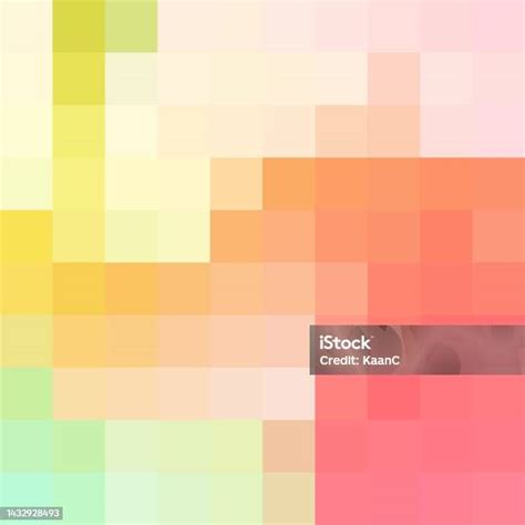추상 파스텔 컬러 사각형 모양 기업 디자인 배경 추상적인 모자이크 배경 벡터 일러스트 레이 션 스톡 일러스트레이션 0명에 대한 스톡 벡터 아트 및 기타 이미지 Istock
